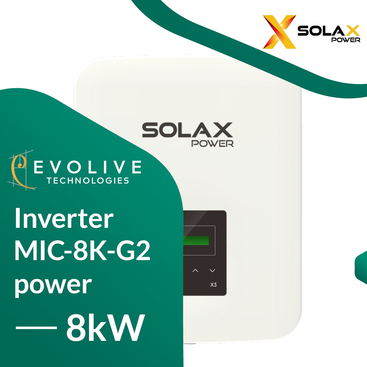 Solax inverter X3-MIC-8K-G2